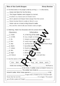 Dragon Masters #1 to #10: A Bundle of Worksheets | Made By Teachers