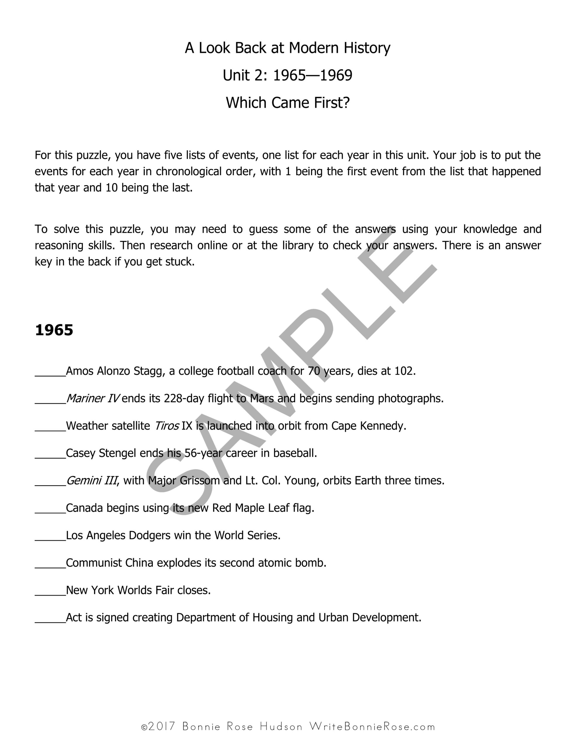 A Look Back at Modern History: 1960-1969 | Made By Teachers