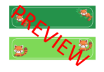 Red Panda Theme Decor Bundle Name Tags and Labels | Made By Teachers