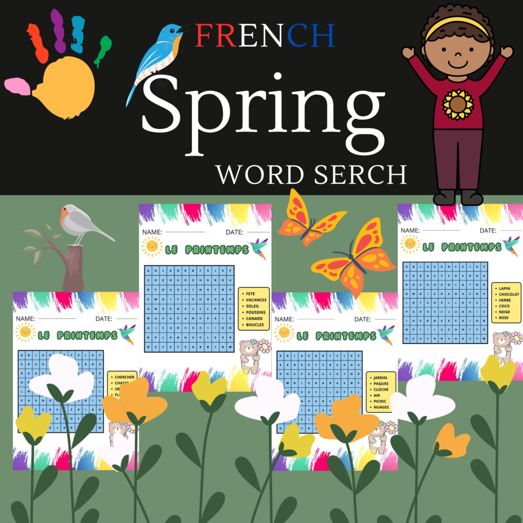 French Spring Word Search | Made By Teachers