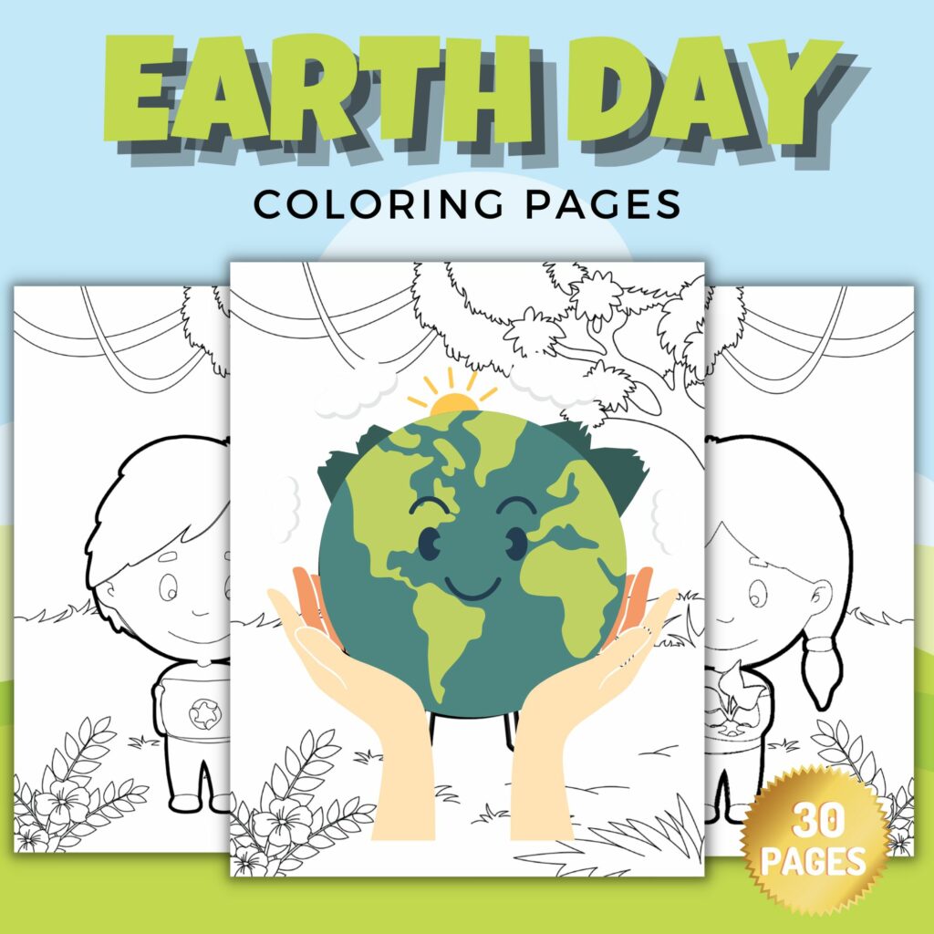 Printable Spring | Earth Day Coloring Sheets Pages - Fun April ...