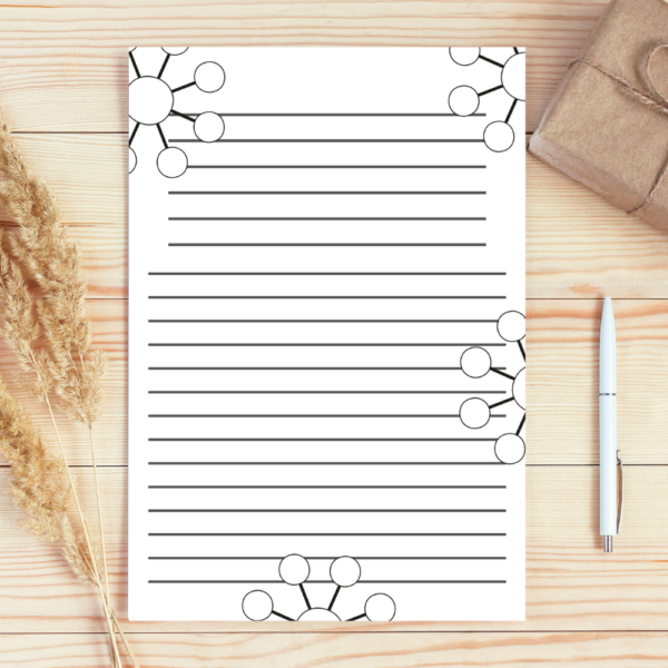 Spring Writing Paper With Lines,Spring Flower Writing Paper | Made By ...