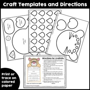Snow Leopard Craft Activity | Animal Research Reports | Forest Animals ...