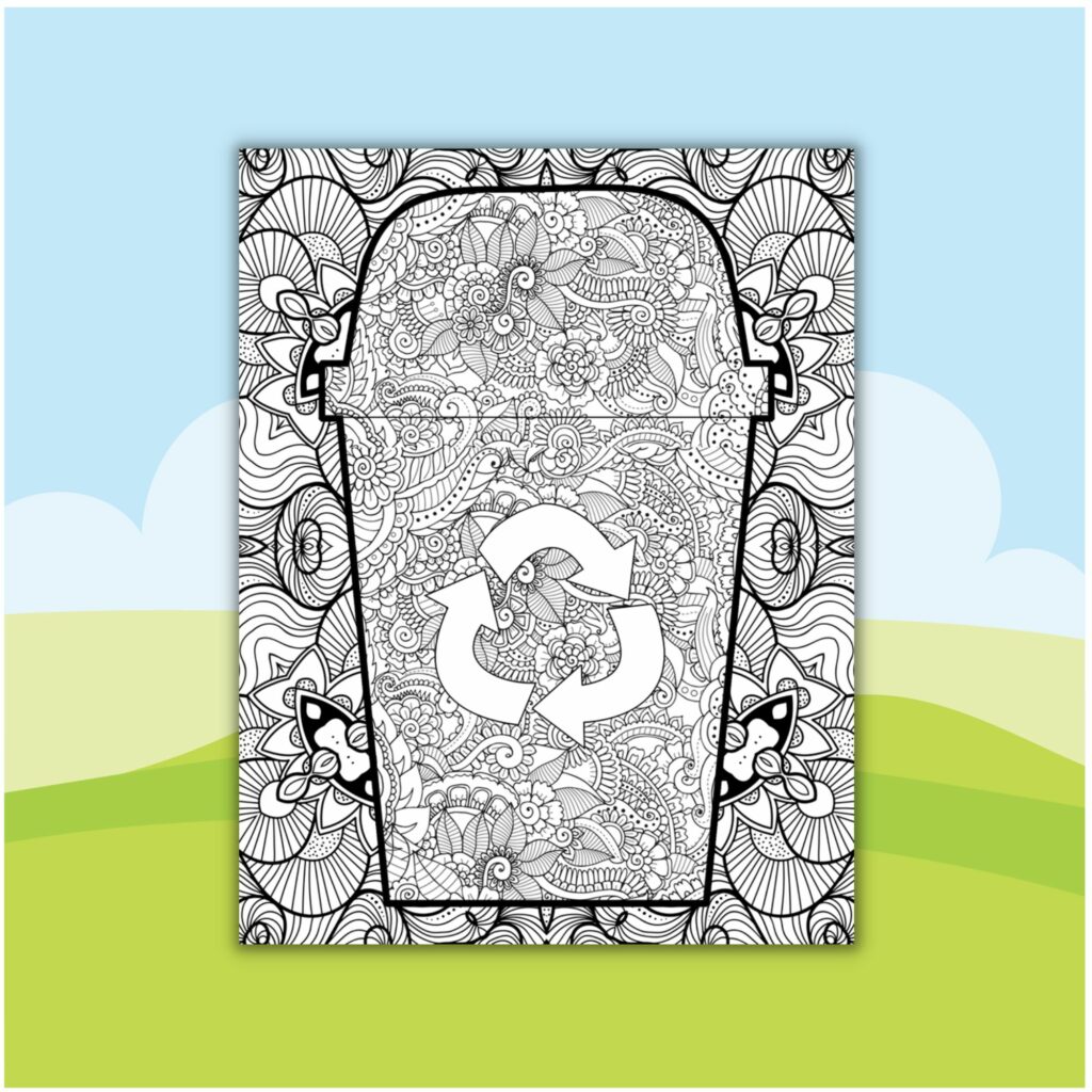 Printable Spring Earth Day Mandala Coloring Sheets Pages - Earth Day ...
