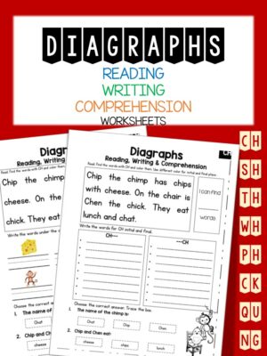 Printable Diagraphs Reading Paragraphs Writing Comprehension Elementary ...