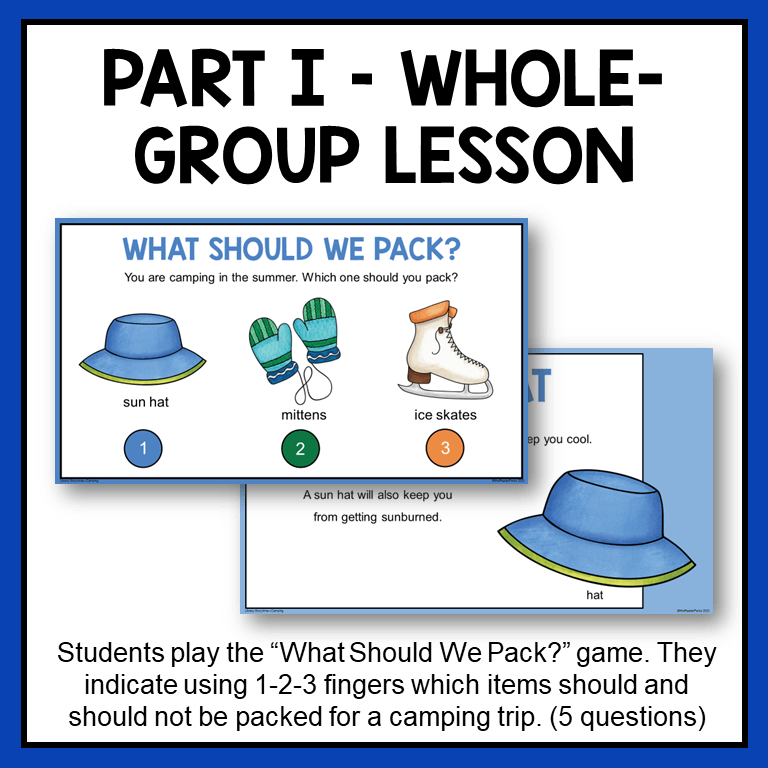 Summer Camping Library Storytime - Elementary Library Lessons - Summer ...