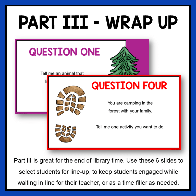 Summer Camping Library Storytime - Elementary Library Lessons - Summer ...