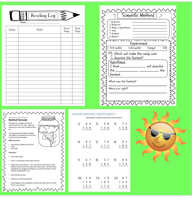 SUMMER ENRICHMENT PACKET: ALL SUBJECTS GRADES 2-4 | Made By Teachers