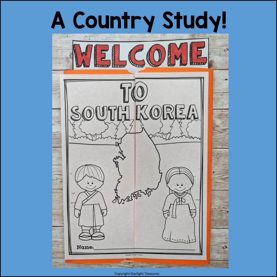South Korea Lapbook for Early Learners - A Country Study | Made By Teachers