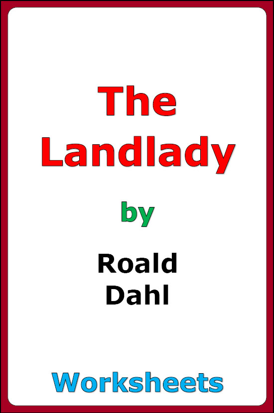 Roald Dahl "The Landlady" worksheets | Made By Teachers
