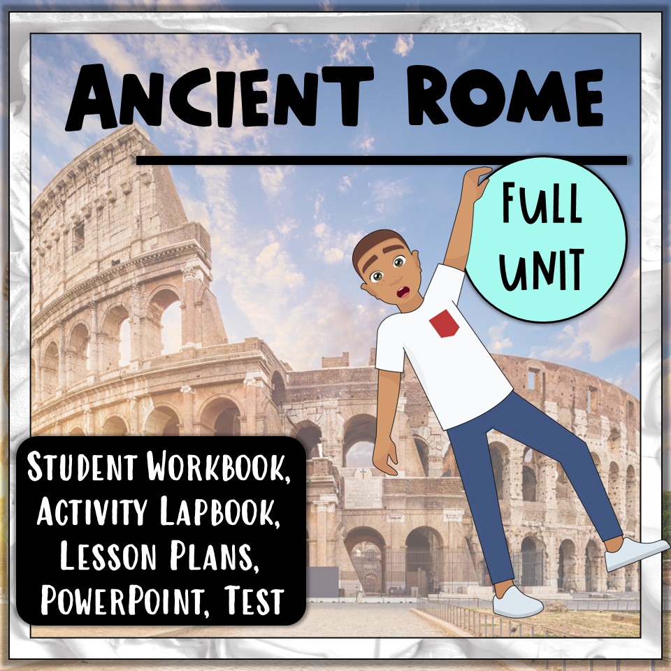 Ancient Rome Unit Bundle- Reading Passages, Activities, PowerPoint ...