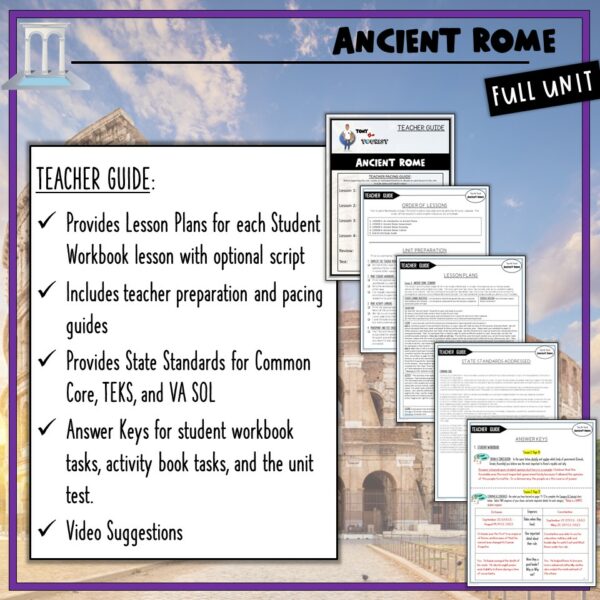 Ancient Rome Unit Bundle- Reading Passages, Activities, PowerPoint ...