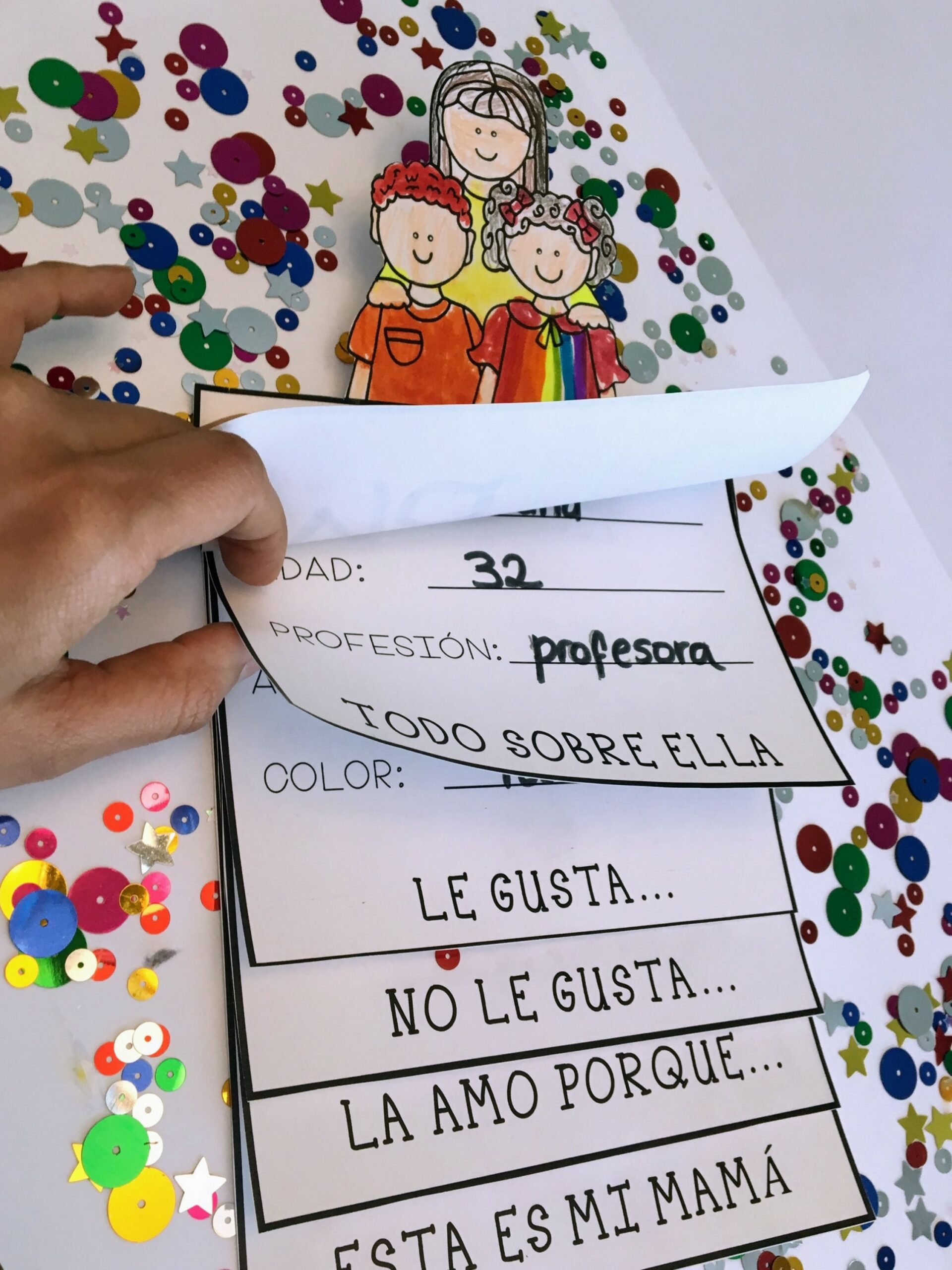 Spanish Mother's Day Flip Book | Día de las Madres Librito Interactivo ...