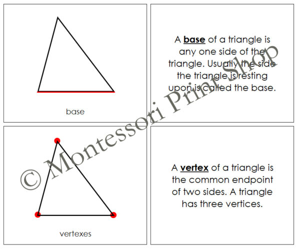 The Study of a Triangle Book - Montessori Elementary Geometry - Made By ...