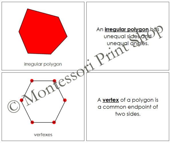 The Study of a Polygon Book - Montessori Elementary Geometry | Made By ...