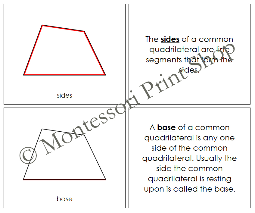 The Study of a Quadrilateral Book - Montessori Elementary Geometry ...