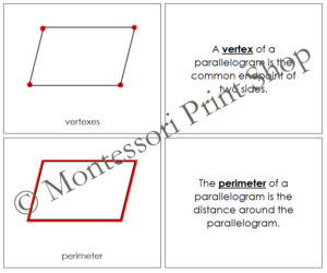 The Study of a Parallelogram Book - Montessori Elementary Geometry ...