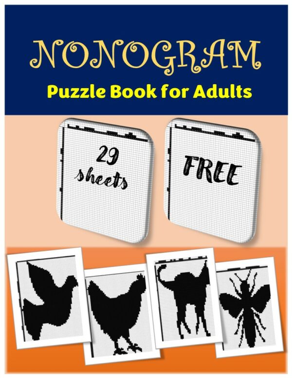 NONOGRAM Puzzle Book for Adults | Made By Teachers