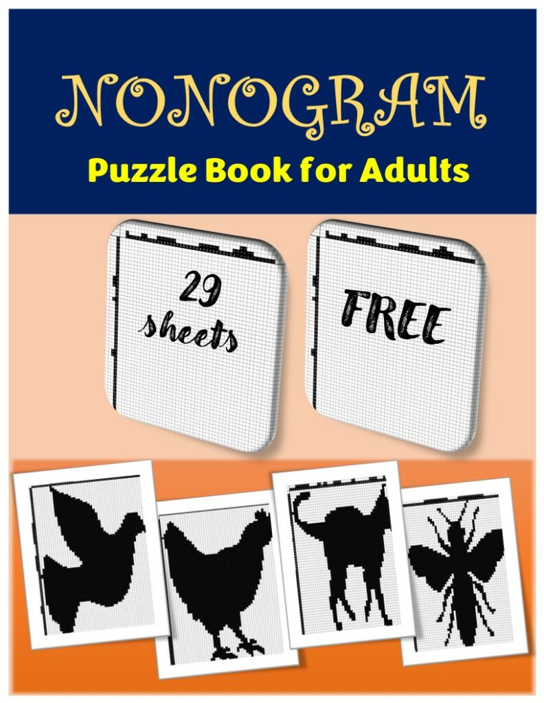 NONOGRAM Puzzle Book for Adults | Made By Teachers