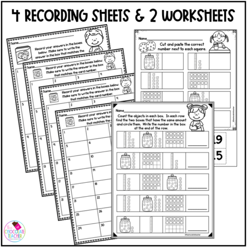 Place Value Tens and Ones Task Poke Cards - Numbers to 20 | Made By ...