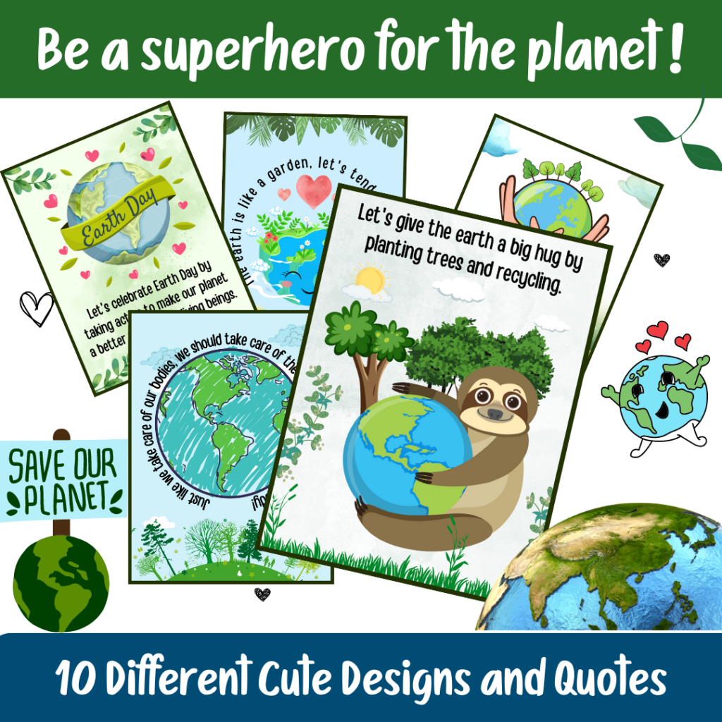 Earth Day Bulletin Board | Earth Day Inspirational Quotes Printable ...