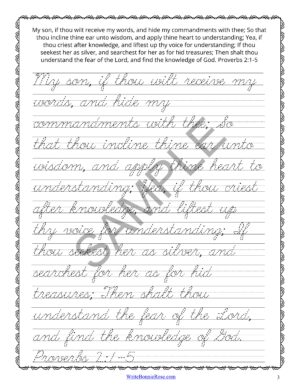 Leaders & Leadership Inspirational Bible Verses Cursive Copywork | Made ...