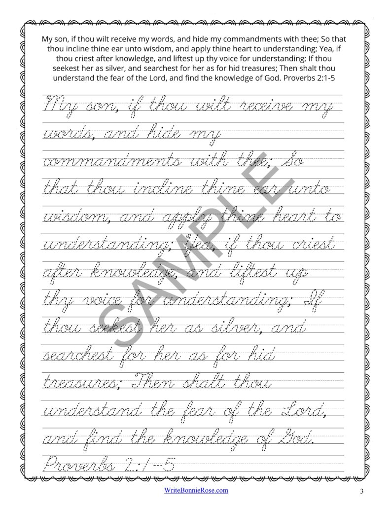 Leaders & Leadership Inspirational Bible Verses Cursive Copywork | Made ...