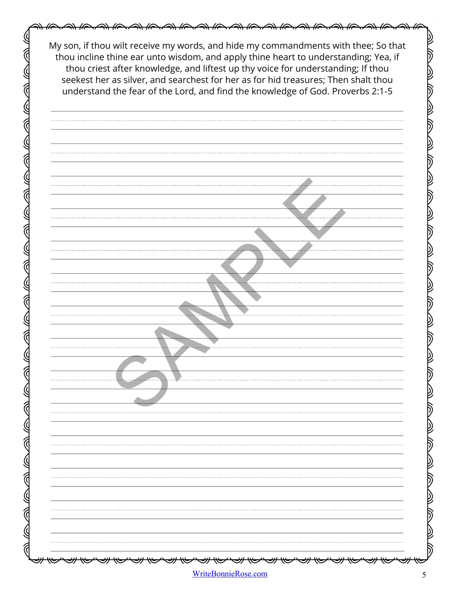 Leaders & Leadership Inspirational Bible Verses Cursive Copywork | Made ...