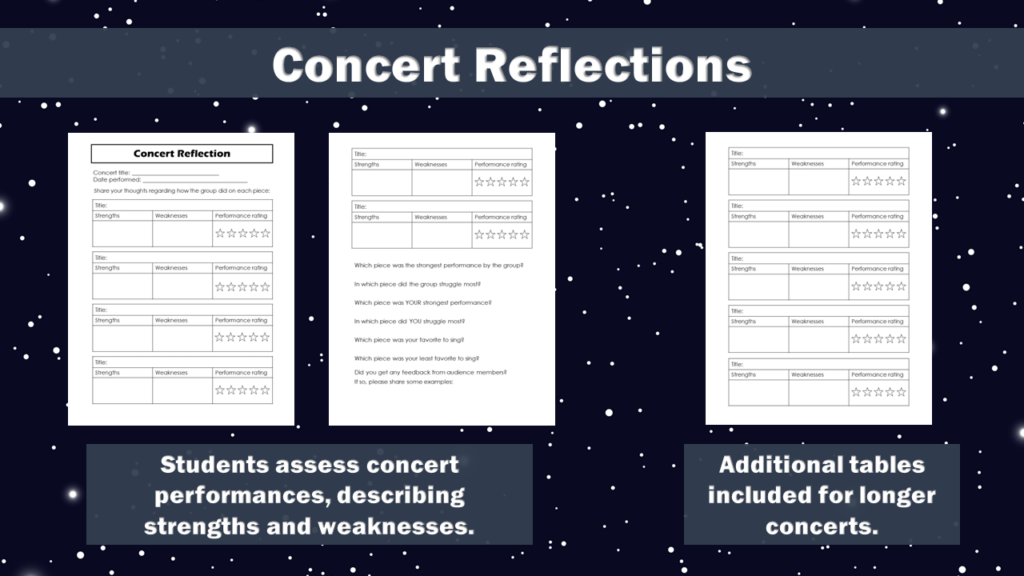 BAND REFLECTION JOURNAL for middle and high school | Made By Teachers