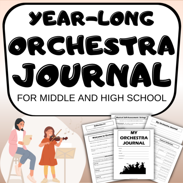 ORCHESTRA REFLECTION JOURNAL for middle and high school | Made By Teachers