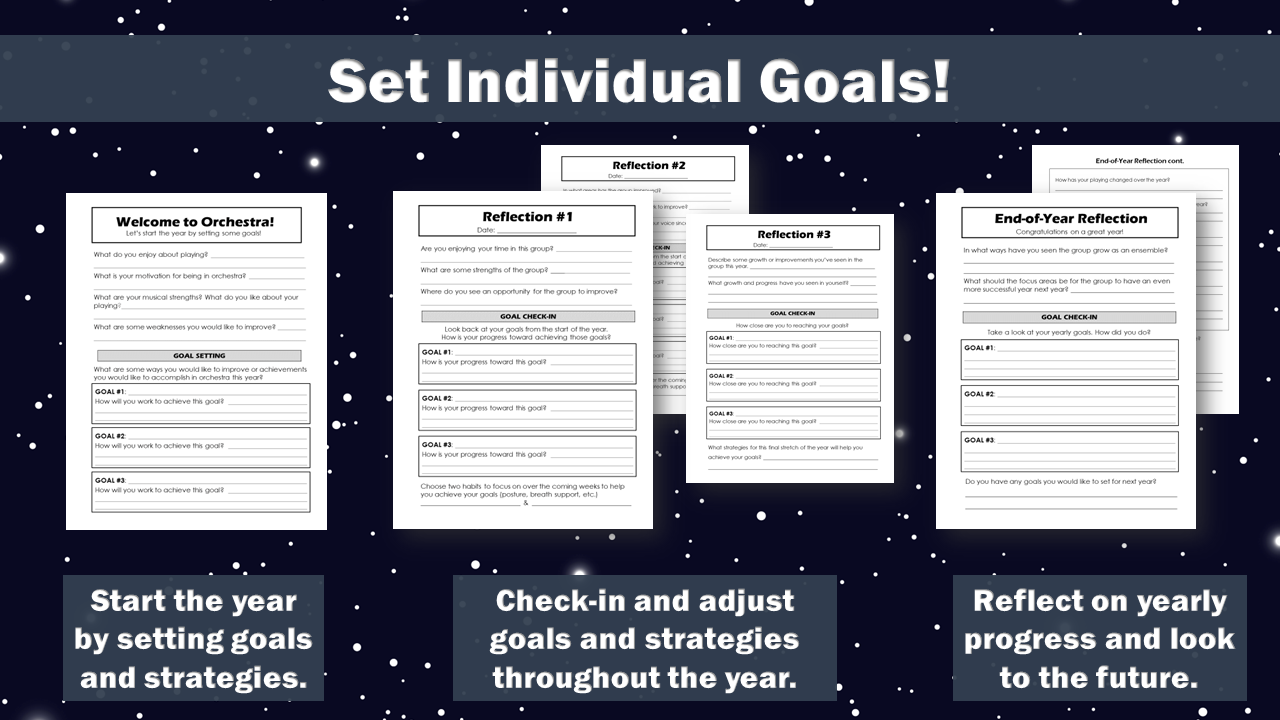 ORCHESTRA REFLECTION JOURNAL for middle and high school | Made By Teachers