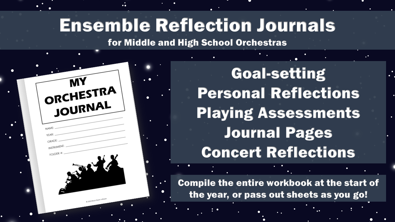 MUSIC ENSEMBLE JOURNAL BUNDLE for middle and high school | Made By Teachers