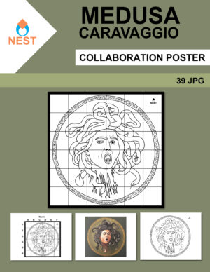 Medusa by Caravaggio Collaboration Poster | Greek Mythology Activity ...