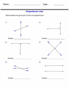 Identifying Perpendicular Lines - Parallel and Perpendicular Lines ...