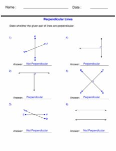 Identifying Perpendicular Lines - Parallel and Perpendicular Lines ...