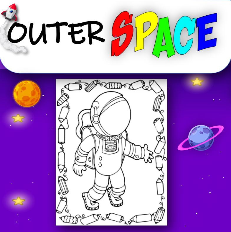 Exploring the solar system Coloring Sheets- Outer Space, Astronauts ...