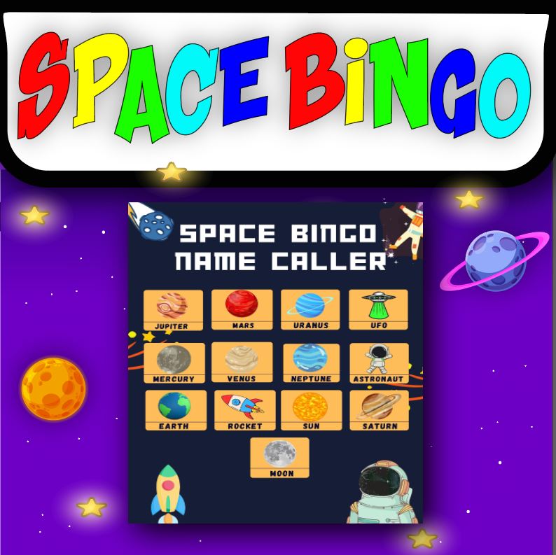 Space Bingo | Made By Teachers