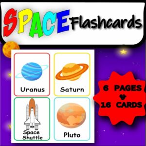 Printable Space Vocabulary Identification Flashcards | Outer Space ...