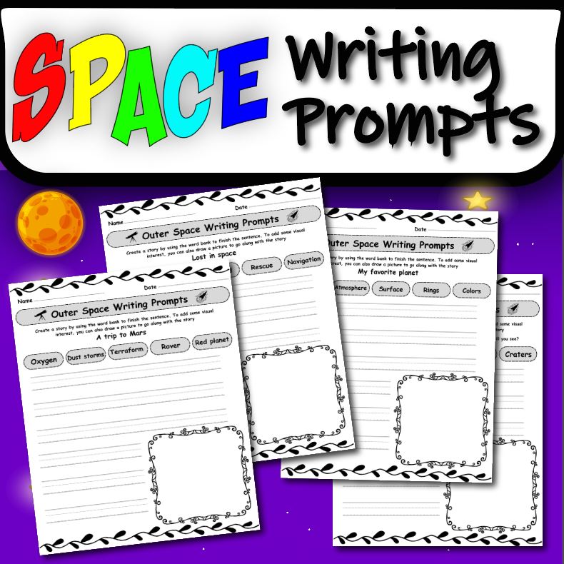 Space Learning BUNDLE: Flashcards, Coloring Pages, Puzzles, and More ...