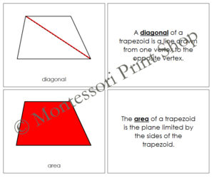 The Study of a Trapezoid Book - Montessori Elementary Geometry | Made ...