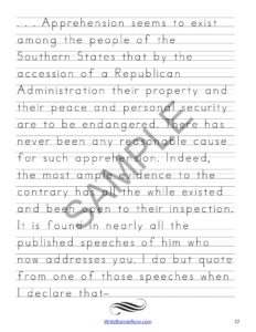 Abraham Lincoln Copywork: Print Version | Made By Teachers