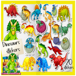 Dinosaurs stickers | Made By Teachers