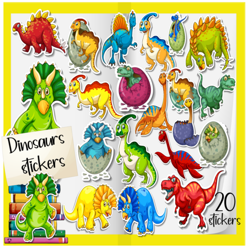 Dinosaurs stickers | Made By Teachers