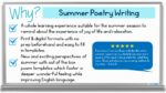 Summer Poetry Writing Activities - Poem Templates - Print and Digital ...