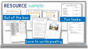 Summer Poetry Writing Activities - Poem Templates - Print and Digital ...