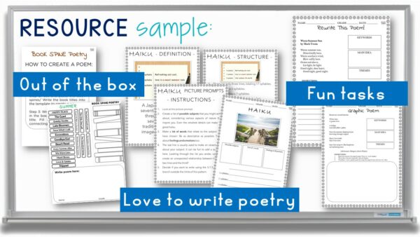 Summer Poetry Writing Activities - Poem Templates - Print and Digital ...