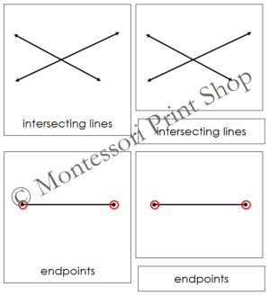 The Study of Lines 3-Part Cards - Montessori Elementary Geometry | Made ...