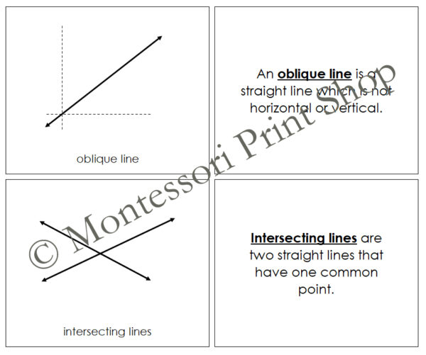 The Study of Lines Book - Montessori Elementary Geometry | Made By Teachers