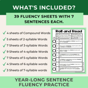 Multisyllabic Word Lists & Games | Fluency Intervention for ...