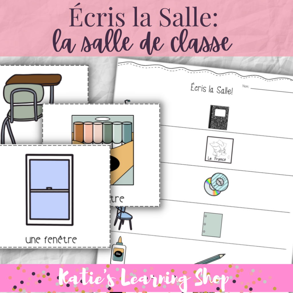 Écris la Salle: La Salle de Classe | Classroom Vocabulary | Made By ...